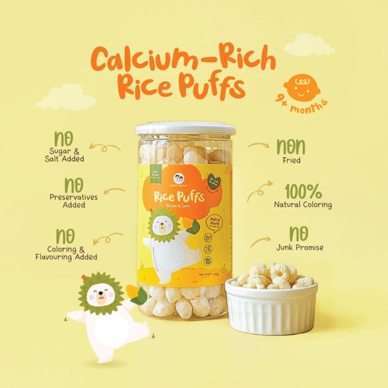 Rice Puffs (Durian & Corn) – Double Happiness Asia Food