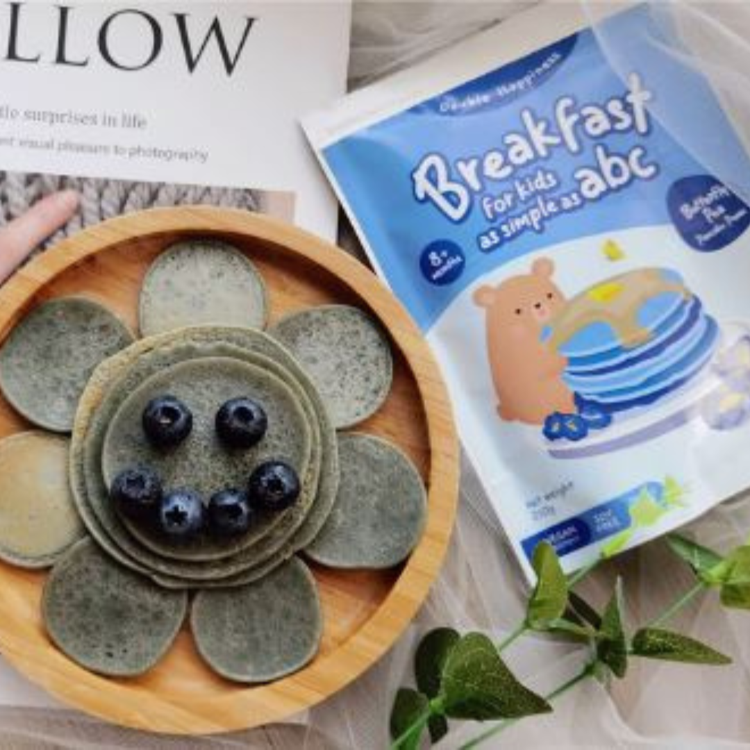 Butterfly Pea Pancakes - Double Happiness Asia Foods