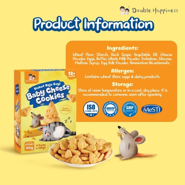 Baby Cheese Cookies - Double Happiness Asia Foods